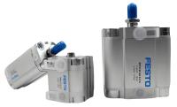 China FESTO Aluminum 1-10bar Compact  ADVU Double Acting Cylinder 156535  ADVU-32-30-P-A  156669  ADVU-100-50-A-P-A for sale