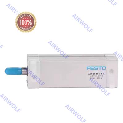 China ISO21287 FESTO Compact Cylinder ADN AEN Aluminum 1-10 Bar PU NBR Seals 536243  ADN-20-10-I-P-A for sale