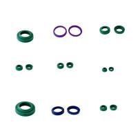 China Green TPE-U HNBR Fluororubber Wiper Seals For FESTO ADN Pneumatic Cylinder 369059 369542 Acid And Alkali Resistance for sale