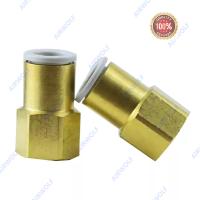 China Female Threaded SMC Nickel Plated Brass POM One-touch Straight Fittings KQ2F06-M5A KQ2F08-01A KQ2F10-01A KQ2F12-02A KQ2F08-01N KQ2F08-02N KQ2F10-01N KQ2F10-02N for sale