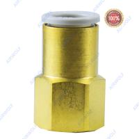 China Female Threaded SMC Nickel Plated Brass POM One-touch Straight Fittings KQ2F06-M5A KQ2F08-01A KQ2F10-01A KQ2F12-02A KQ2F08-01N KQ2F08-02N KQ2F10-01N KQ2F10-02N for sale
