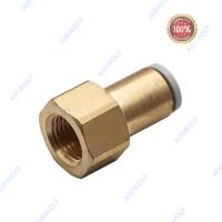 China Female Threaded SMC Nickel Plated Brass POM One-touch Straight Fittings KQ2F06-M5A KQ2F08-01A KQ2F10-01A KQ2F12-02A KQ2F08-01N KQ2F08-02N KQ2F10-01N KQ2F10-02N for sale