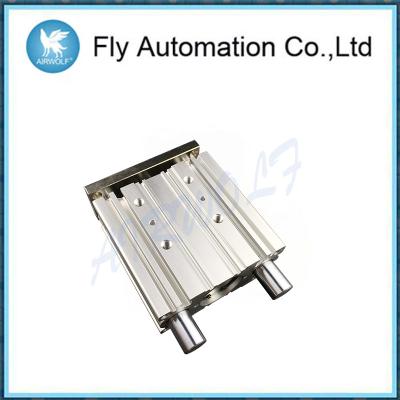 China 40mm Pneumatic Air Cylinders , Aluminium Slide Bearing Compact Guide Cylinder for sale