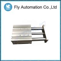 China 40mm Pneumatic Air Cylinders , Aluminium Slide Bearing Compact Guide Cylinder for sale