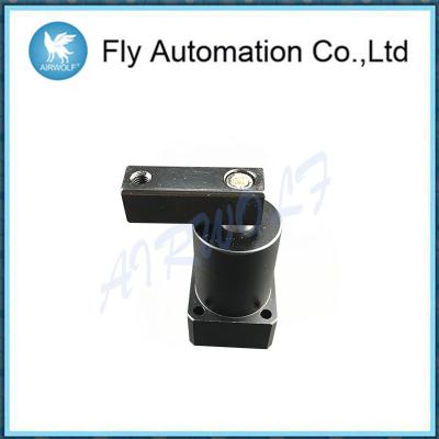 China SRC25-90L SRC32-90L Rotary Pneumatic Air Cylinders Hydraulic Brake 25mm In Black for sale