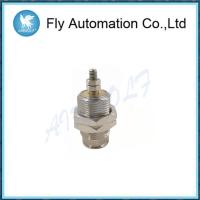 China Silvery Single Acting Spring Return Cylinder 6mm Stainless Steel CJPB10-10 CJPB6-5 for sale