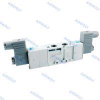 China MVSC-300-4E1 MVSC-300-4E2 3/8 Mindman 5/2 Way Pneumatic Solenoid Valves 0.2-0.8Mpa Aluminum DC24V AC220V AC110V DC12V for sale