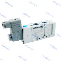 China MVSC-300-4E1 MVSC-300-4E2 3/8 Mindman 5/2 Way Pneumatic Solenoid Valves 0.2-0.8Mpa Aluminum DC24V AC220V AC110V DC12V for sale