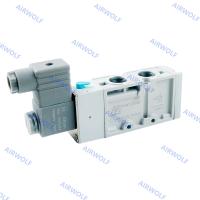 China MVSC-300-4E1 MVSC-300-4E2 3/8 Mindman 5/2 Way Pneumatic Solenoid Valves 0.2-0.8Mpa Aluminum DC24V AC220V AC110V DC12V for sale