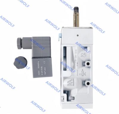 China Single Double Coil MVSC-460-4E1 MVSC-460-4E2 1/2 Mindman 5/2 Way 0.2-0.8Mpa Aluminum DC24V AC220V AC110V DC12V Solenoid Valve for sale
