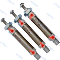 China CAMOZZI ISO6432 Stainless Steel Pneumatic Cylinder 0.15-1.0MPa 24 25 Series for sale