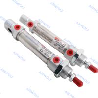 China CAMOZZI ISO6432 Stainless Steel Pneumatic Cylinder 0.15-1.0MPa 24 25 Series for sale