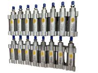 China Bore size s Ø32 - Ø320mm Aluminum ISO15552 TPE-U PU Stailess steel piston rod Parker P1D-T Pneumatic Cylinder  For Industrial P1D-T032MS-0040 P1D-T063MS-0050 P1D-T125MS-0100 P1D-T250MS-0250 for sale