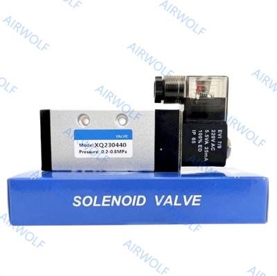 China XQ Series Aluminum Pneumatic Solenoid Valve with 0.2-1.0MPa Operating Pressure -10~+60 ℃ Temperature Range and Multi-Voltage DC12V DC24V AC110V AC220V for sale