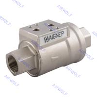 China AIGNEP Pneumatic Coaxial Valve 2/2way with Max. Control Pressure 10 bar Stainless Steel Body for Dry Compressed Air for sale