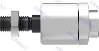 China Festo Case-hardened Steel Piston rod attachments Self-aligning rod coupler FK Series with ±4° Angle Compensation and 0.5, 0.7, 1 Center of sphere Radial Compensation for sale
