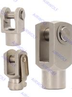 China AIRTAC Cast Steel Y Knuckle Cylinder Joint Accessory with M3 M4 M5 Threads for Pneumatic Cylinders for sale