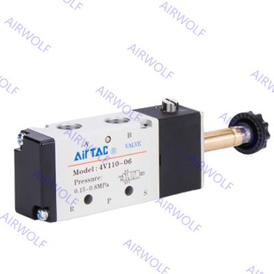 China 4V110-06 4V120-06 4V130-06 AIRTAC Aluminum alloy Electric Solenoid Valves with 1/8