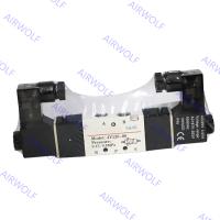 China 5/2 way, 5/3 way Aluminum alloy Electric Solenoid Valves with 1/8