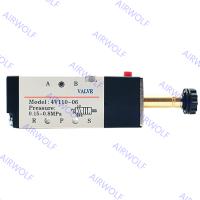 China 5/2 way, 5/3 way Aluminum alloy Electric Solenoid Valves with 1/8