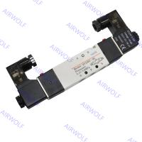 China 5/2 way, 5/3 way Aluminum alloy Electric Solenoid Valves with 1/8