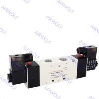 China 4V410-15, 4V420-15 AIRTAC 4V400 Series 5/2 way, 5/3 way Electric Solenoid Valve 1/2