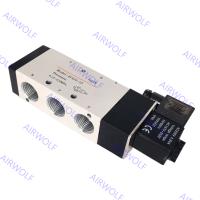 China 4V410-15, 4V420-15 AIRTAC 4V400 Series 5/2 way, 5/3 way Electric Solenoid Valve 1/2