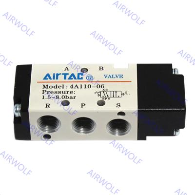 China 4A110-M5/06, 4A120-M5/06 AIRTAC 4A100 Series 5/2 way Air Valves M5 1/8