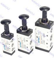 China 4L110-06, 4L210-06/08, 4L310-08/10 AIRTAC 4L Series 5/2 way Manual Push-pull Valve 1/8