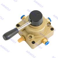 China HV-02, HV-03, HV-04, HV400-02, HV400-03, HV400-04 Sunrise Nielsen HV Series 4/3 way Hand Rotary Valve 1/4
