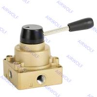 China HV-02, HV-03, HV-04, HV400-02, HV400-03, HV400-04 Sunrise Nielsen HV Series 4/3 way Hand Rotary Valve 1/4
