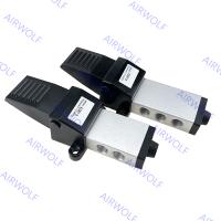 China K23R7-8, K25R7-8, K25R7-15 3/2 way, 5/2 way Aluminum Alloy Foot Valve 1/4