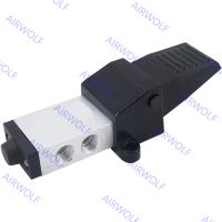 China K23R7-8, K25R7-8, K25R7-15 3/2 way, 5/2 way Aluminum Alloy Foot Valve 1/4