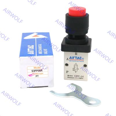China 3/2 way S3PP-M5, S3PP-06, S3PP-08 AIRTAC S3 Series Control Valve M5 1/8