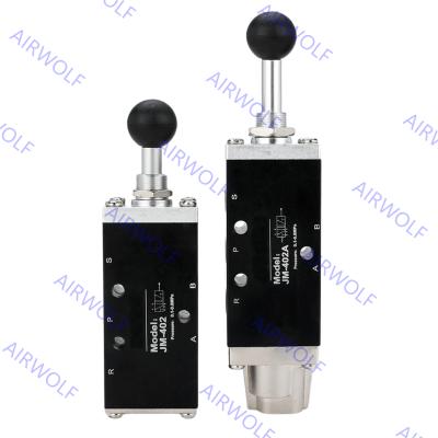 China JM-402, JM-402A, JM-403, JM-403A Sunrise JM Series 5/2 way Hand Pull Valve 1/4
