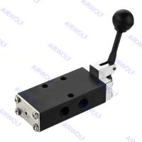 China SH-402, SH-402A, SH-403, SH-403A Sunrise Nielsen SH Series 5/2 way Hand Lever Vlave 1/4