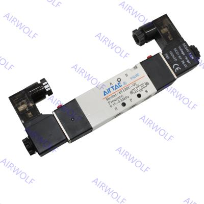 China AIRTAC 4V130C-M5/06, 4V130E-M5/06, 4V130P-M5/06 4V100 Series 5/3 way Electric Solenoid Valve M5 1/8
