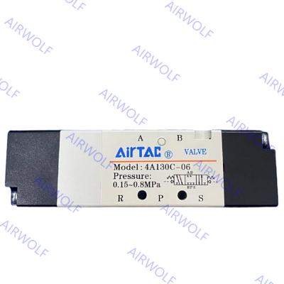 China AIRTAC 4A130C-M5/06, 4A130E-M5/06, 4A130P-M5/06 4A100 Series 5/3 way Air Valves M5 1/8