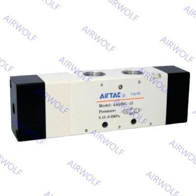 China AIRTAC 4A430C-15, 4A430E-15, 4A430P-15 4A400 Series 5/3 way Air Valve 1/4