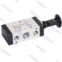 China 4L110-06, 4L210-06/08, 4L310-08/10 AIRTAC 4L Series 5/2 way Manual Push-pull Valve 1/8