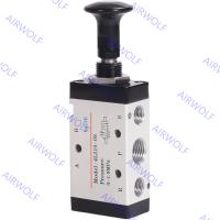 China 4L110-06, 4L210-06/08, 4L310-08/10 AIRTAC 4L Series 5/2 way Manual Push-pull Valve 1/8