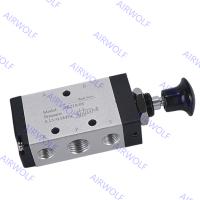 China 4R Series 4R110-06, 4R210-08, 4R310-10, 4R410-15 5/2 way Manual Push-pull Valve 1/8