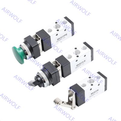 China MV522, MV522EB, MV522LB, MV522PB Sunrise Nielsen 5/2 way MV Series Mechanical Valve for sale