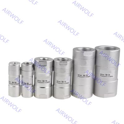 China KA-06, KA-08, KA-10, KA-15, KA-20 KA Series Air Flow Control One-way Check Valve 1/8