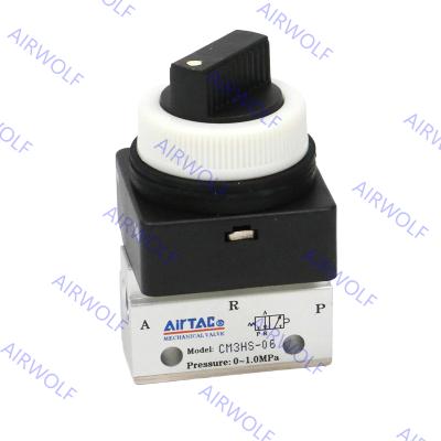 China AirTAC CM3PF-06, CM3PP-06, CM3PM-06, CM3HS-06 CM3 Series 3/2 way Control Valve 1/8
