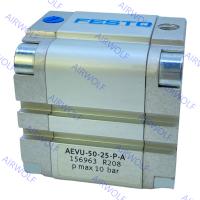 China Festo AEVU-50-10-P-A AEVU-50-10-A-P-A,-15,-20,-25 Single-Acting Compact Cylinder for sale