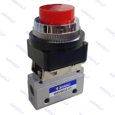 China SHAKO MSV8632-01PB MSV8632-01PP MSV8632-01PPL MSV8632-01EB 3/2 way Mechanical Valve 1/8