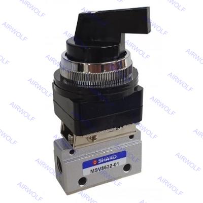 China SHAKO MSV8622-01PB MSV8622-01PP MSV8622-01PPL MSV8622-01EB 3/2 way Mechanical Valve 1/8