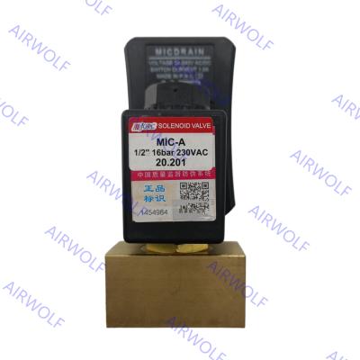 China JORC MIC-A MIC-B MIC-HP40 MIC-HP80 MIC Series 2/2 way Solenoid Drain Valve 1/2