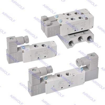 China Mindman MVSD2-180-4E1 MVSD2-180-4E2 MVSD2-180-4E2C, P, R 5/2 way  5/3 way Solenoid Valve 1/8